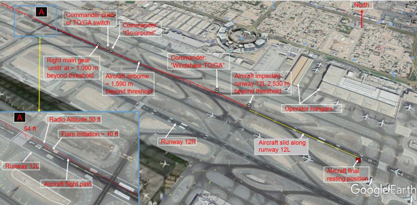 Crash Landing of Emirates Flight EK521 | Aviation Geeks